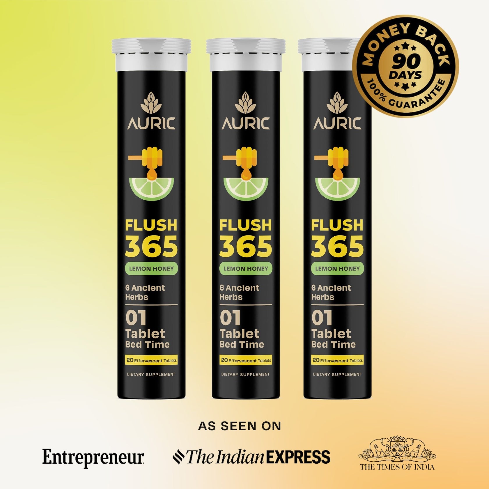 Flush365 Effervescent Tablet - Drop Fizz & Drink – auric